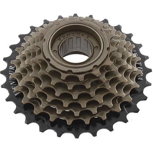 Ventura 5 Speed 14-28 Teeth Black/Brown Freewheel - Walmart.com ...