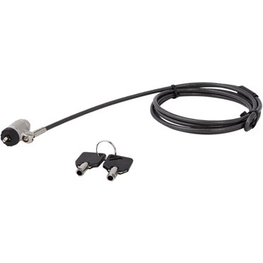Kensington ClickSafe Keyed Laptop Lock for Wedge-Shaped Lock Slot ...