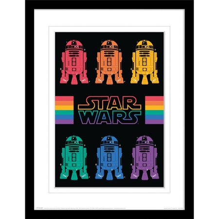 Star Wars R2-D2 Rainbow Framed Poster | Walmart Canada