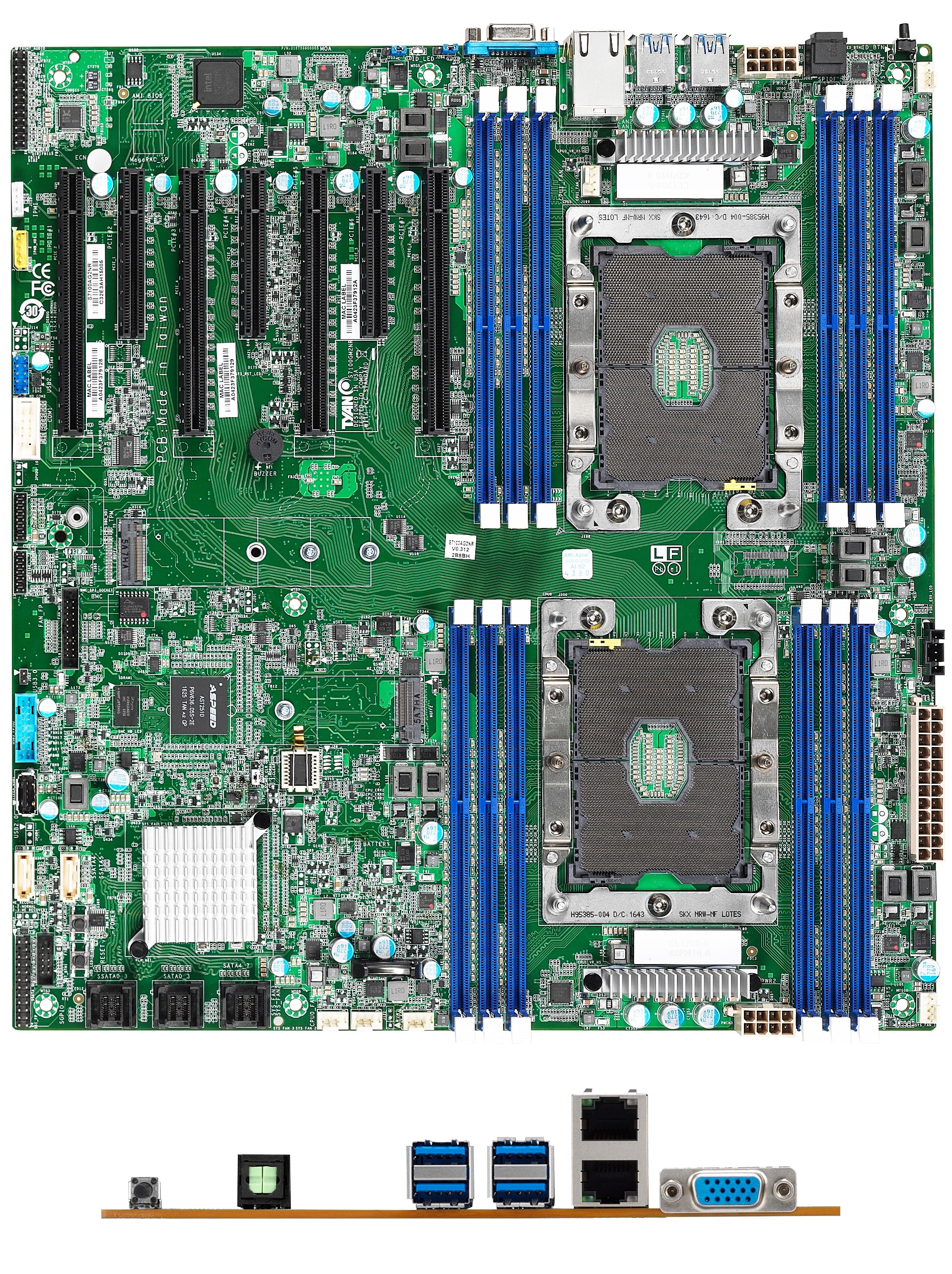 Tyan Tempest EX S7100-EX S7100AGM2NR-EX Motherboard - Intel C621 ...