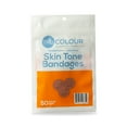 TruColour Skin Tone Bandages, Flexible Fabric, Spot Shape - Brown, 50 ...