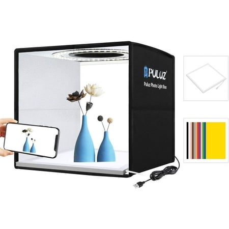 Portable Mini Photo Studio Kit 25 x 25 x 25 cm Foldable Light Box ...