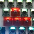 9 Keys WASD/ ESC/ Direction for Key Cap DSA Profile Backlit Keycaps For ...