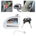 Motorcycle Heavy Duty with 110dB Water Wheel Padlock Fit for Scooter ...