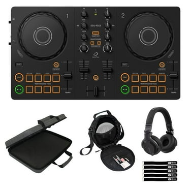 AlphaTheta DDJ-FLX2 Compact DJ Controller, 2-Channel, Rekordbox and Serato, Black - Walmart.com