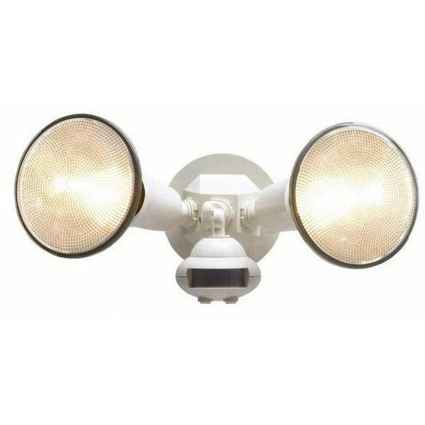 regent White Motion Detector Floodlight - Walmart.com - Walmart.com