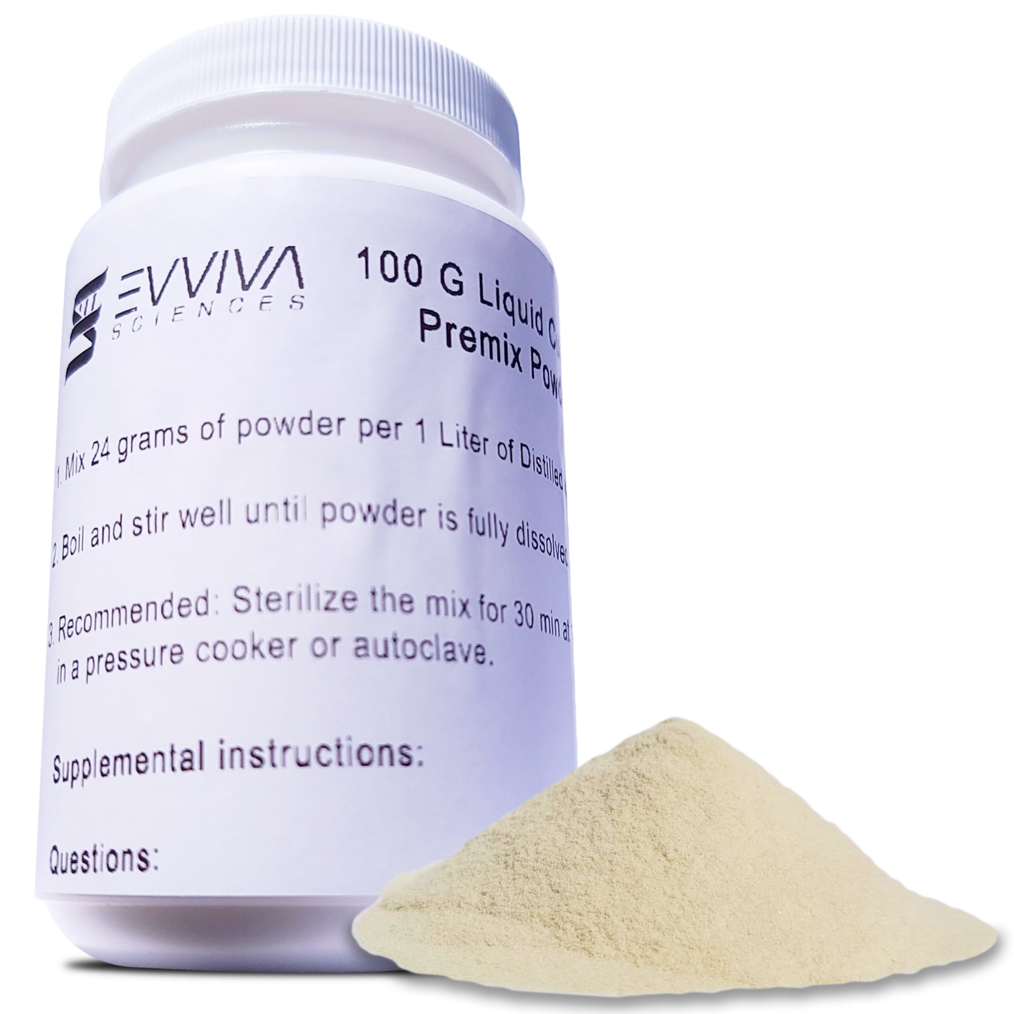 Mushroom Liquid Culture Premix 100 Grams - Evviva Sciences - Make ...