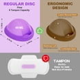 YTYOMUR Menstrual Disc Sterilizer with 2 Reusable Discs | Period Cup ...