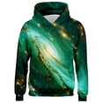 Boys Galaxy Print Pullover Hoodie Long Sleeve Casual Sweatshirt with ...