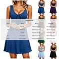 asdoklhq Athletic Dress for Women Midi Boho Summer Sleeveless V Neck ...