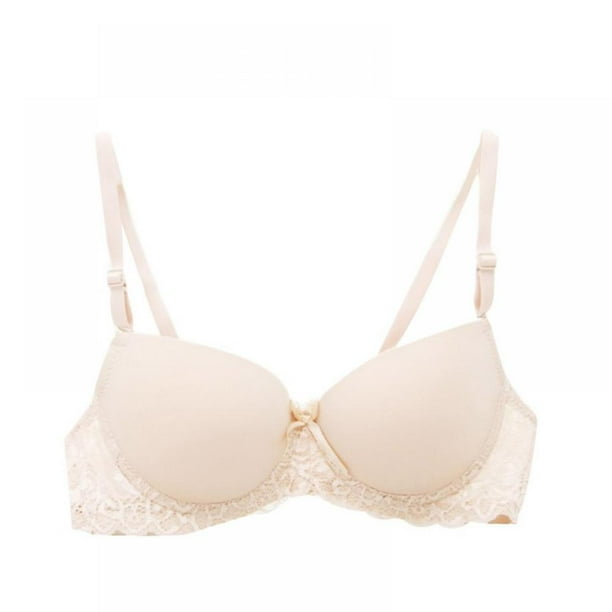 KOERIM Women's Sexy Bra Lace Push-up Breast Adjustment Push Up Support ...