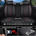 1996 Car Seat Cover for Subaru Legacy Brighton, Black and Red Edges Car ...