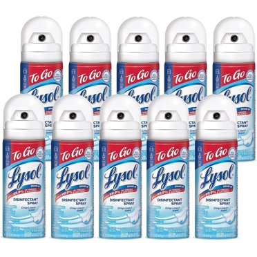 Lysol Small Disinfecting Mini Personal Aerosol Spray, Kills Germs ...