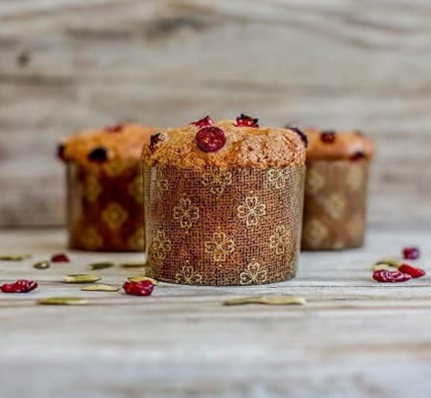 Pastry Chefs Boutique Mini Panettone Muffins Paper Pan Mold 2 x 275 ...