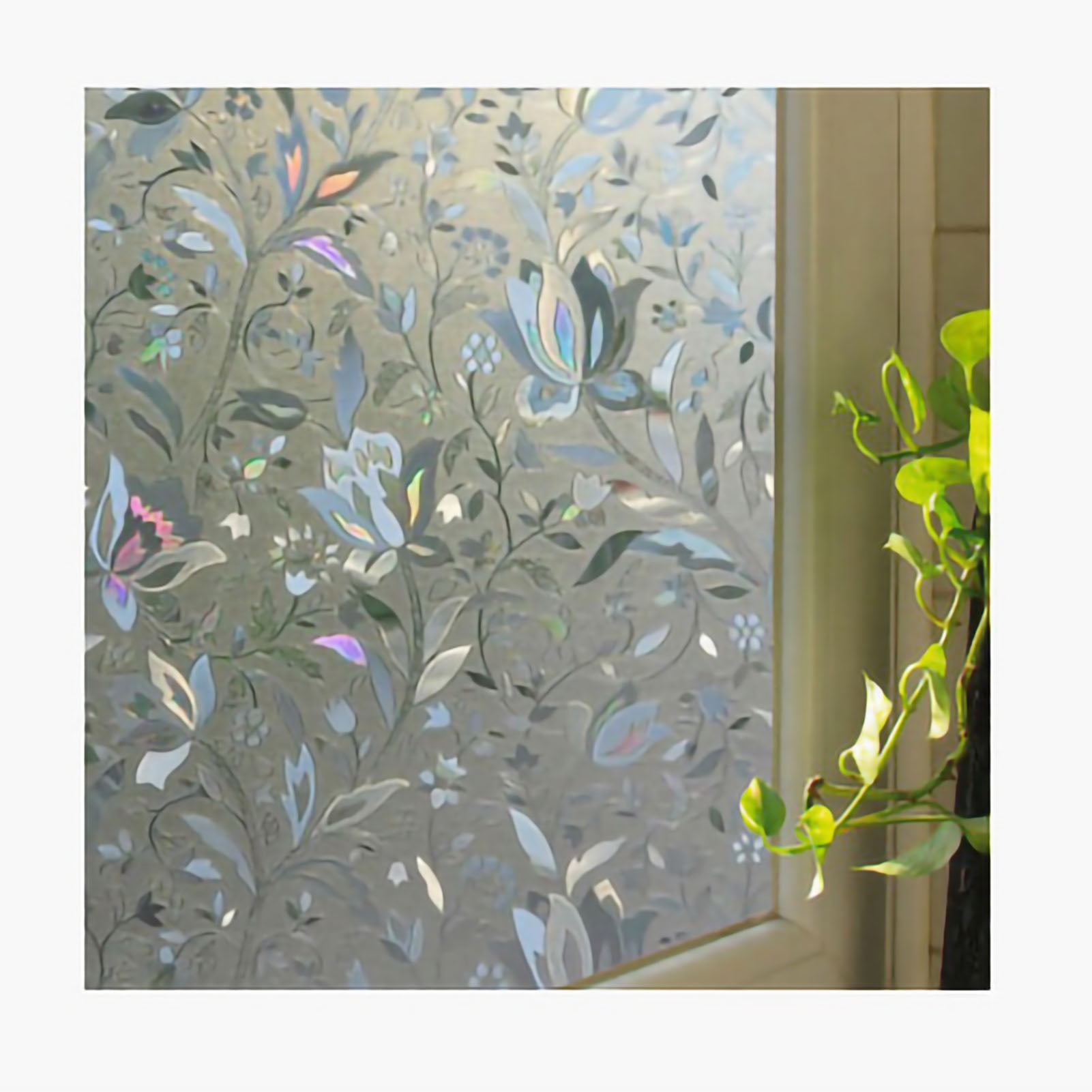 Click here for Ymiko Flower Window Clings Window Privacy Film Adh... prices