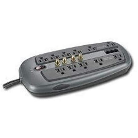 dynex dx-s114241 11-outlet pc home/office surge protector, 8-foot ...