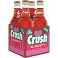 Orange Crush Strawberry Soda Made with Sugar, 12 fl oz Glass Bottles, 4 Pack - Walmart.com