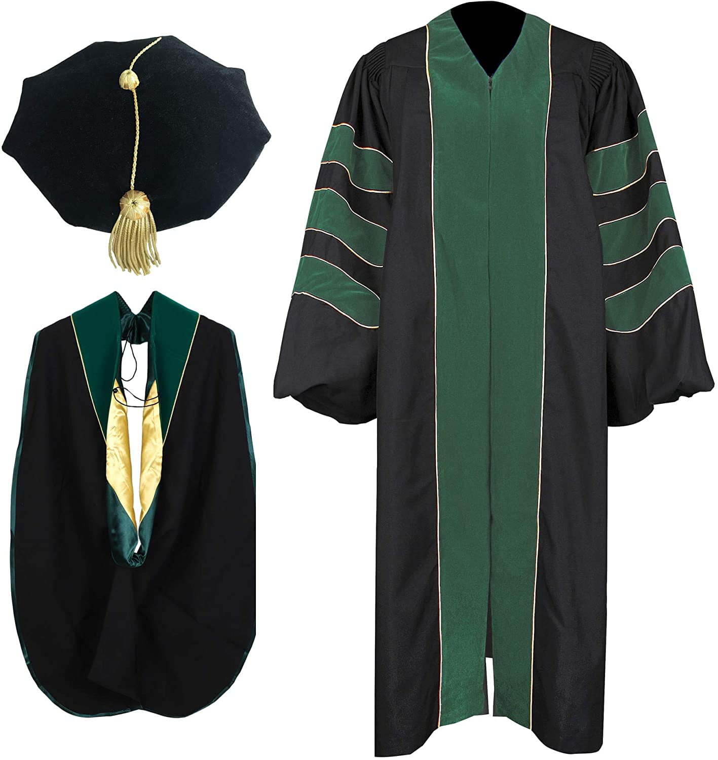 Premium Medical Cap Gown Set
