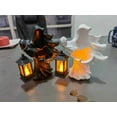 Cracker Barrel Resin Ghost Witch Messenger with Lantern, Outdoor Yard ...