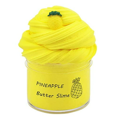 Dorothyworld 2018 Newest Yellow Pineapple Butter Fluffy Slime,Super ...