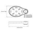 Bathroom Lift Soap Rack Clear Oval Shape Soap Box Bath Shower Bracket ...