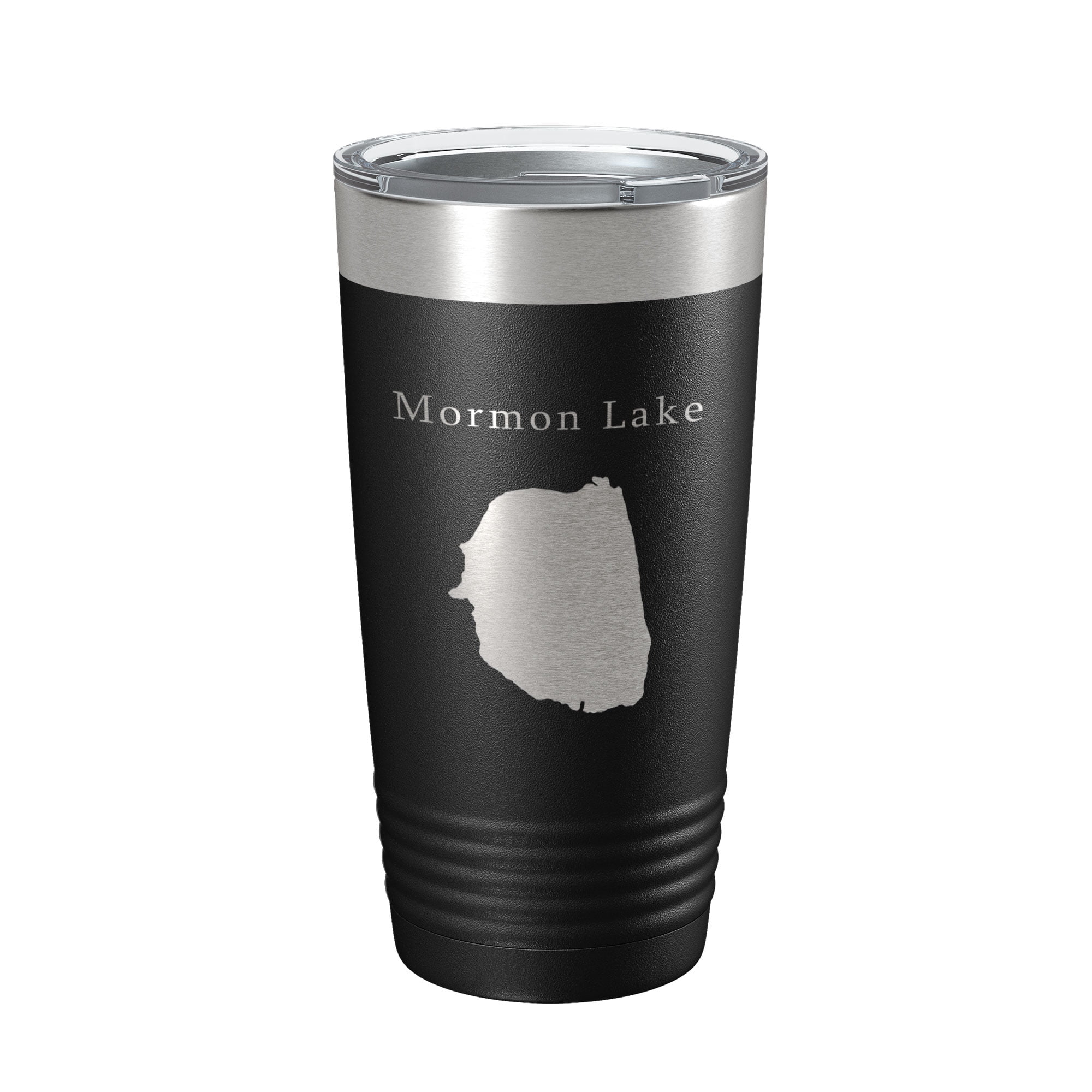 Mormon Lake Map Tumbler Travel Mug Insulated Laser Engraved Coffee Cup ...