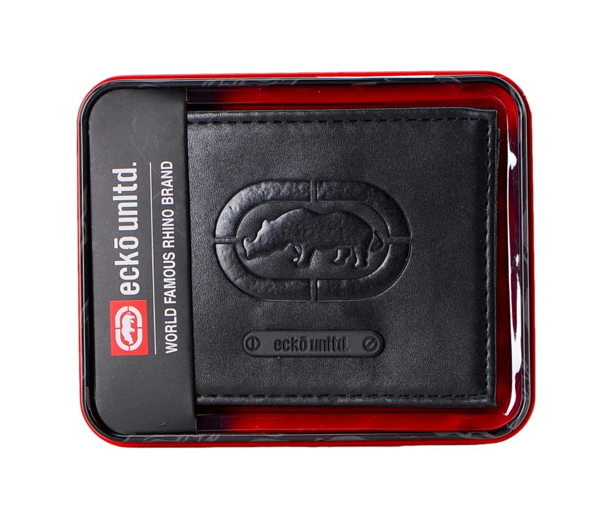 Ecko Unltd World Famous Rhino Men's Bifold Wallet Black - Walmart.com
