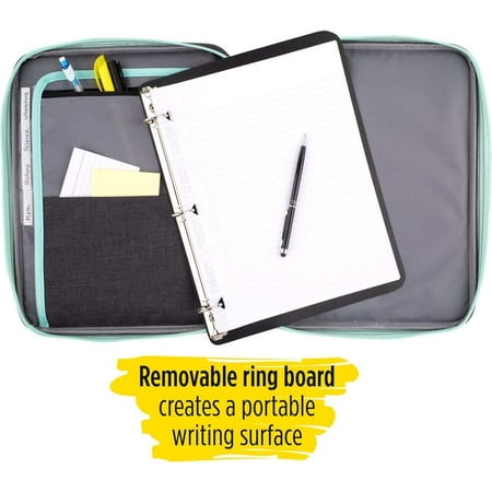 Five Star Zipper Binder, 1 Inch 3 Ring Binder, Carry-All with Internal ...
