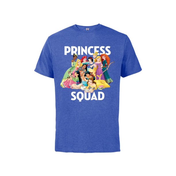 Disney Princess Squad Group T-Shirt - Short Sleeve Cotton T-Shirt for ...