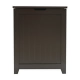 Redmon Contemporary Country Collection Plastic Laundry Hamper, Brown ...