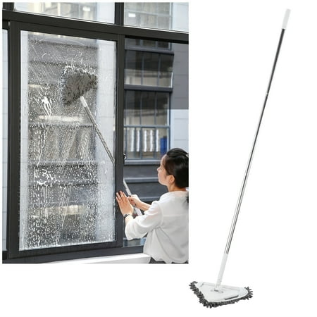 Loewten Multi‑Functional Window Cleaner Detachable Rod Floor Ceiling ...