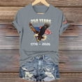 Going Out Tops,Ladies 1776-2026 America Celebration T-Shirt, Short ...