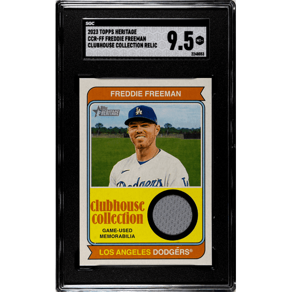 2023 Topps Heritage Freddie Freeman Clubhouse Collection Relic #CCR-FF ...