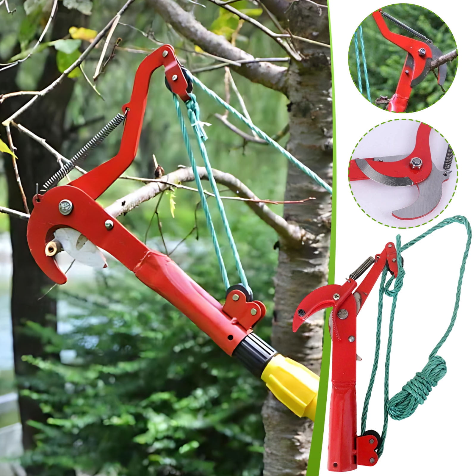 Hardware Gardening Agricultural Tools With Rope Pulley Fruit Branch ...