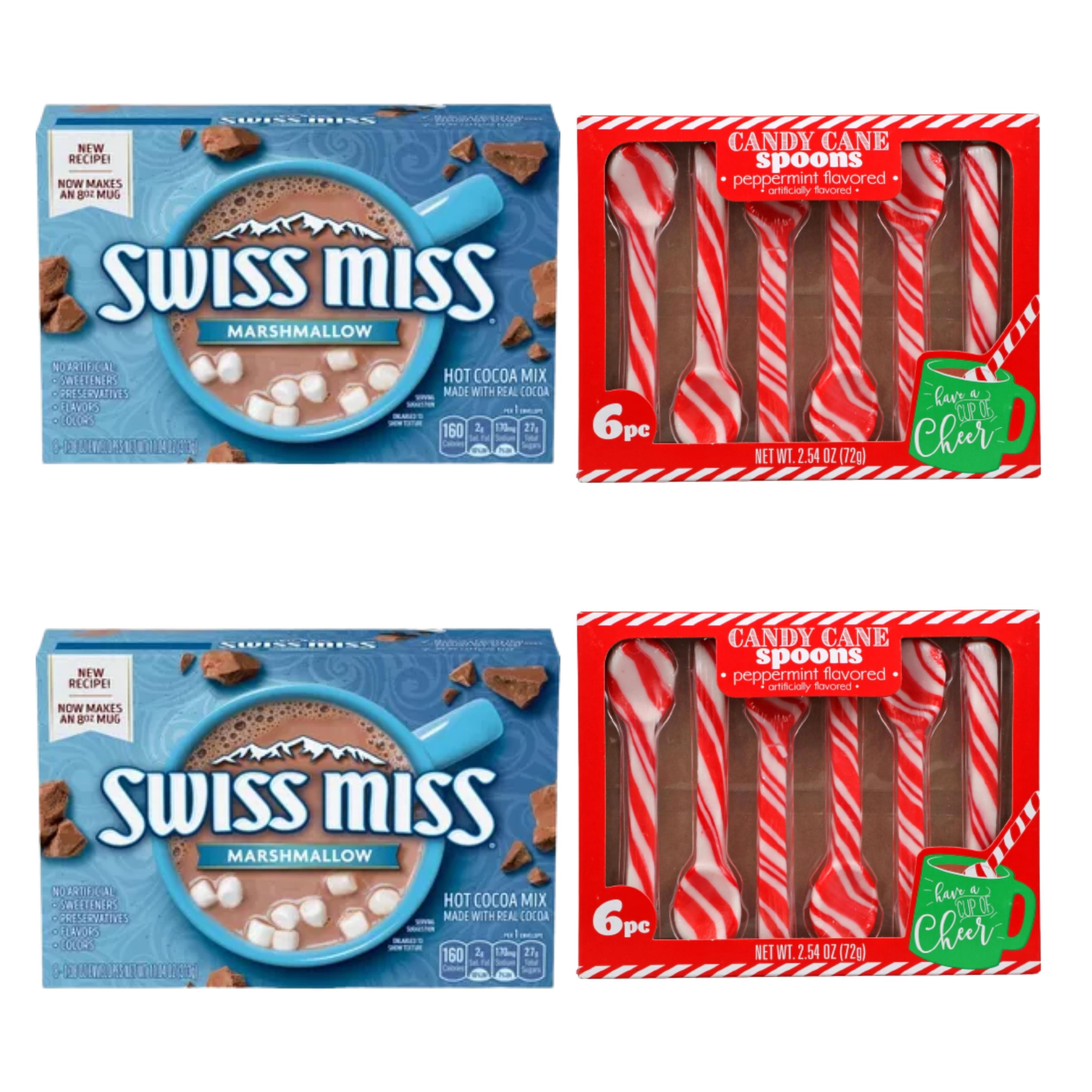 IOS Edible Peppermint Candy Cane Spoon 2Boxes And Marshmallows Hot ...