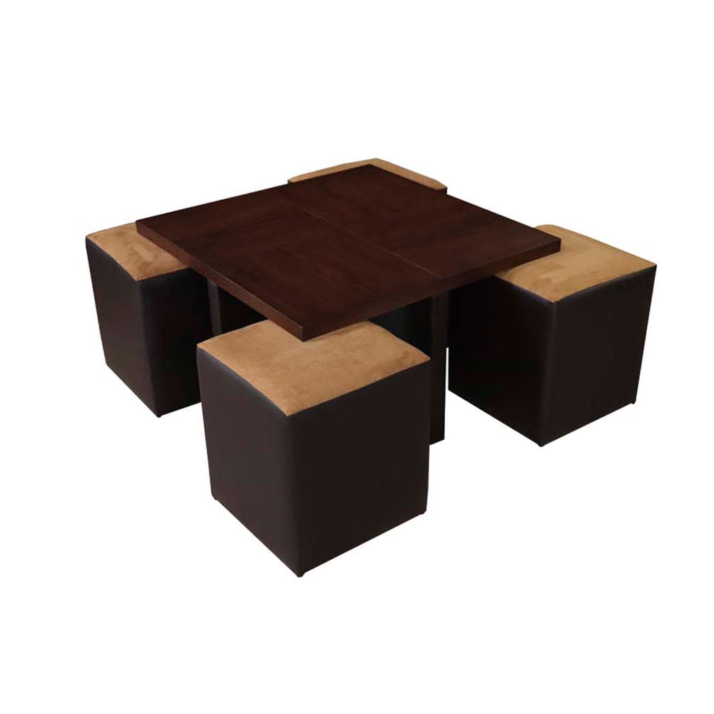 Mesa de centro con taburetes Mobelo Vivenza | Bodega Aurrera en línea