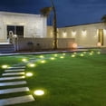 Solar Outdoor Lights, 16 LEDs Bright Solar Ground Lights Pathway Lights ...