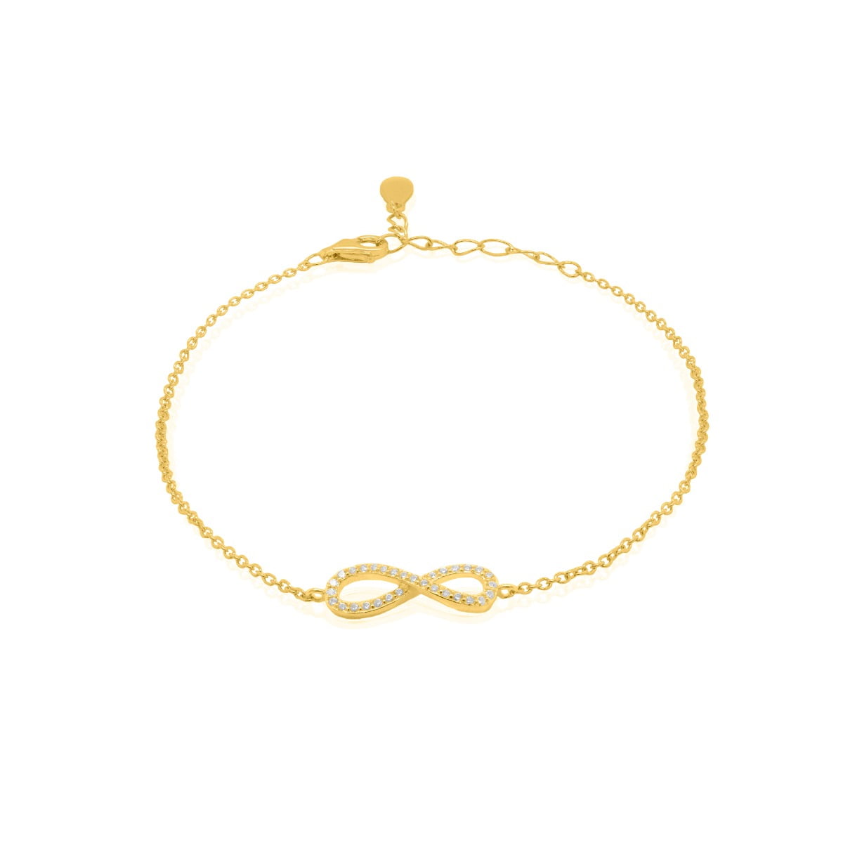 Click here for Mercie Sterling Silver Gold Vermeil Infinity Brace... prices