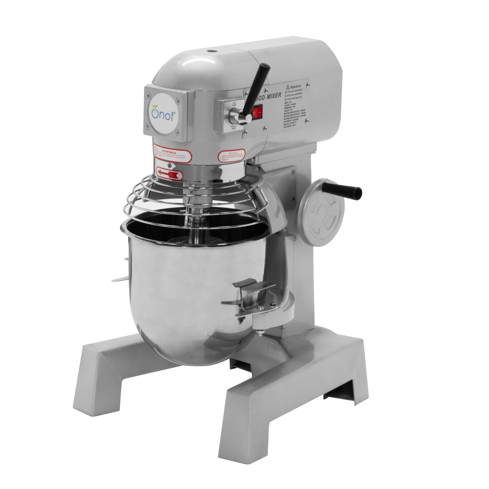 Batidora Industrial Onof HR-B10 Capacidad de 10 Litros Onof 110v 10l Plateado | Walmart en línea