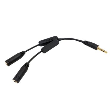 2pcs 3.5mm Headphone Y Splitter 1 Male to 2 Female Audio Jacks for ...