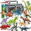Wisairt Dinosaur Toys for kids,53 PCS Dinosaur Play Set with Activity Play Mat,Dinosaur Figures ...