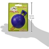 Jolly Pets Tug N Toss Rubber Treat Dispensing Interactive Toy Mini Blue ...
