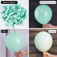 50 PCS Teal Balloons 12 Inch, Pastel Turquoise Mint Latex Balloons for ...