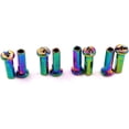 Bicycle Nipples Rainbow Brass Round Head 14G 2.0 14mm Spoke for ...