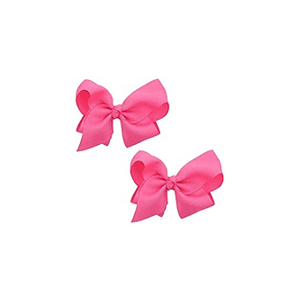 Yama Ribbon Pink Grosgrain Bows, 2 Count - Walmart.com