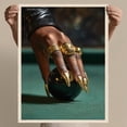 Affixzi 8 Ball Wall Art, Canvas Or Poster, Billiard Room Decor, Black ...