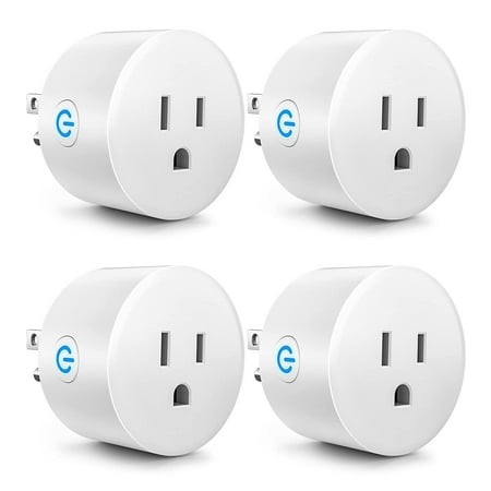 Smart Plug, Mini WiFi Plugs Work with Alexa & Google Assistant, Smart ...