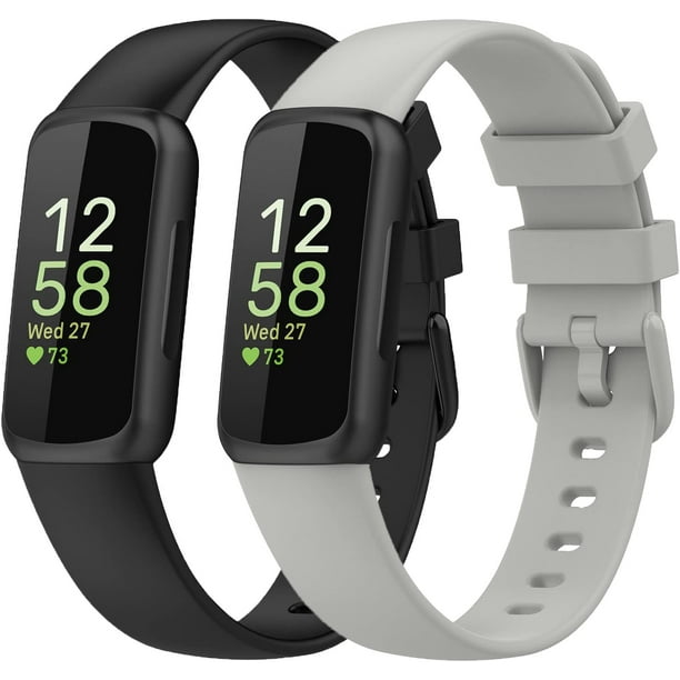 HSHDLDF 2 Pack Bands Compatible with Fitbit Inspire 3 for Women Men ...
