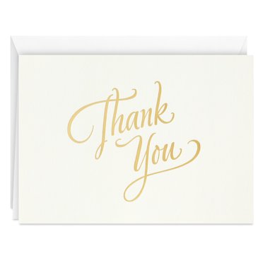 Hallmark Thank You Cards, Watercolor Flowers (10 Cards with Envelopes ...
