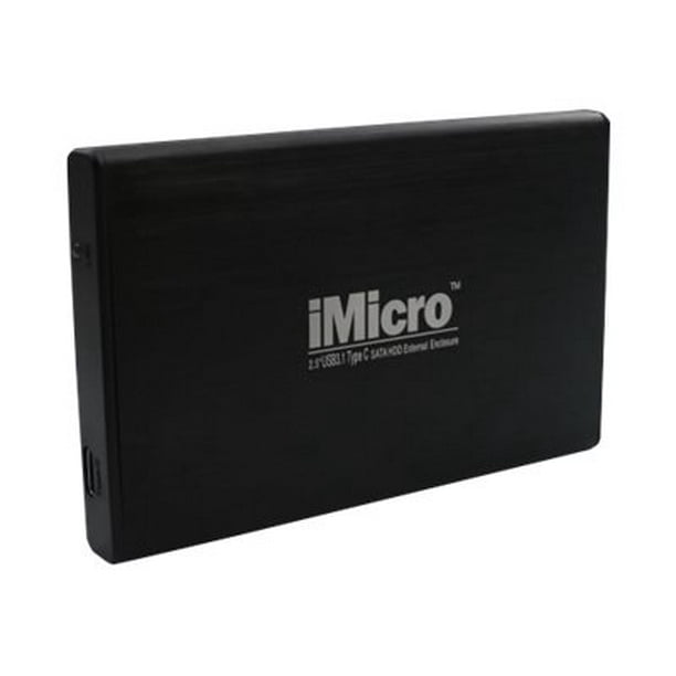 iMicro IM-U23C - Storage enclosure - external hard drive enclosure, 2.5", type C - SATA 6Gb/s ...